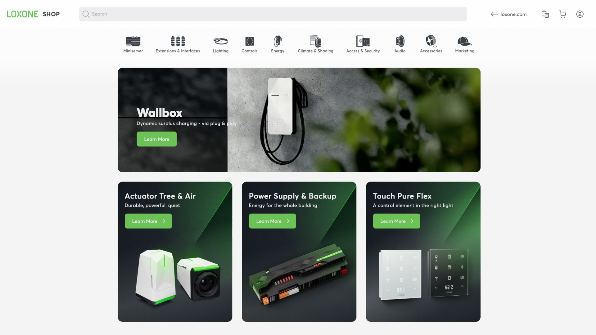 Výsledky vyhledávání – Loxone Shop